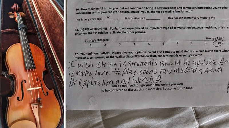 The Gift: A Violin for Prison Inmates